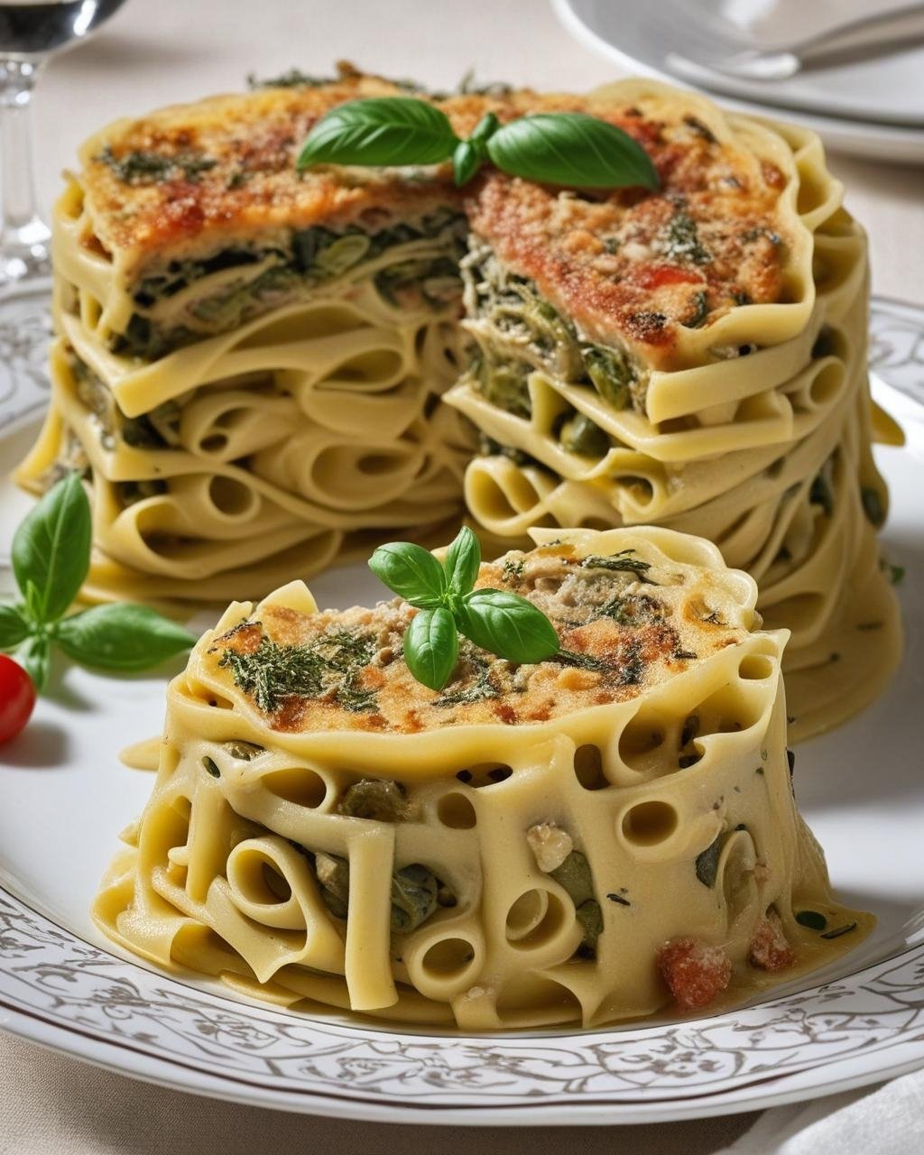 Ricetta del Timballo di Pasta AI - Claudiano